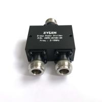 China 2GHz to 18GHz Microwave Power Divider 2 Ports 2 Way N Female Connector for sale