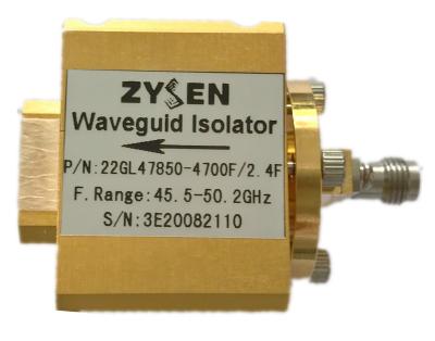 China 50.2GHz WR22 Waveguide 2.4mm Female Connector Waveguide Isolator for sale