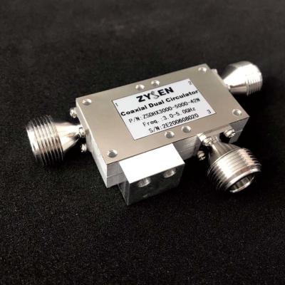 China 3 to 5GHz Circulator Isolator N Type Connector for sale