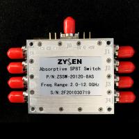 China 80dB 100ns SP8T RF Switch 2 to 12GHz Pin Diode Switch for sale
