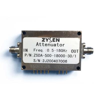 China 0.5GHz To 18GHz Microwave Variable Attenuator 30dB Step 1dB for sale