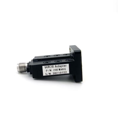 China 2.92mm 26.5 to 40GHz Ka band Waveguide Components WR28 Waveguide To Coax Adapter for sale