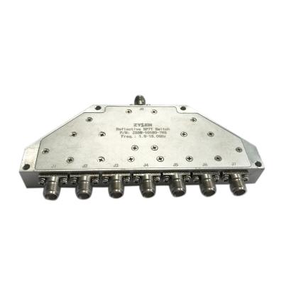 China SMA Connector High Frequency Switch 1 to 18.0GHz SP7T Reflective Switch for sale