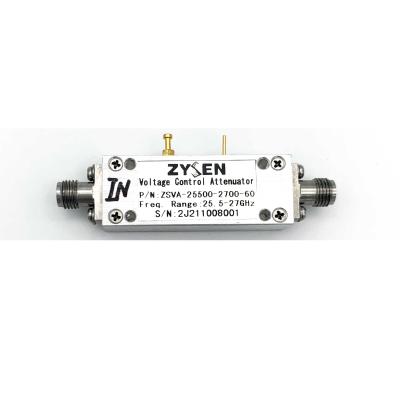 China Voltage Control Attenuator 5V Voltage Control 60dB 25.5-27GHz for sale