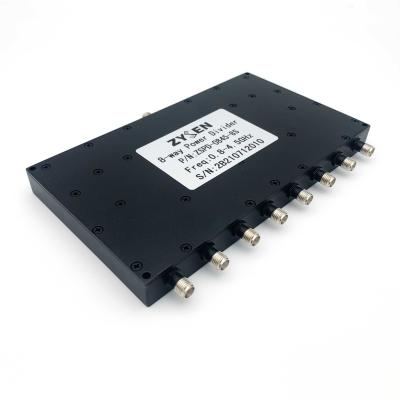 China 8 Ports Radio Frequency Splitter SMA Connector 30W 0.8 To 4.5 GHz Band for sale