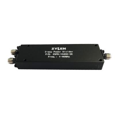China 1GHz To 40GHz Ultra Wideband Power Divider 50ohm Two Port Power Splitter for sale