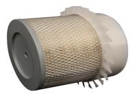 China 10 Inch Chrome Air Cleaner 99.5% Efficiency Synthetic Paper Media for sale