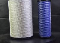 China Round Engine Air Filter Element 88mm-2000mm Width Pleat Spacing for sale