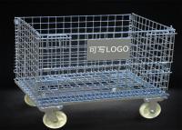 China Conventional 6.4mm Galvanized Metal Pallet Cage for sale