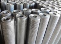 China Copper Plate Perforated 2 × 25 Mm Air Filter Mesh Screen 0.6mm Thickness for sale