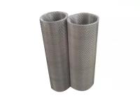 China Circular Hole Decorative Woven Wire Mesh Fixed On Wall Hole Board Display Rack for sale