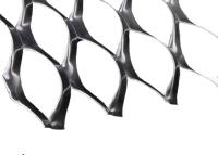 China Diamond Shaped Hole 3.0mm Decorative Aluminum Mesh Ceiling Of Curtain Wall for sale