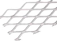 China Diamond Shaped Hole 3.0mm Decorative Aluminum Mesh Ceiling Of Curtain Wall for sale