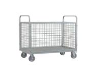 China Metal Mobile Q235 Foldable Mesh Container Acid Resistance Butterfly Cage for sale