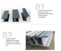 China ASTM Standard I Beam Steel Cutting / Drilling For Construction for sale
