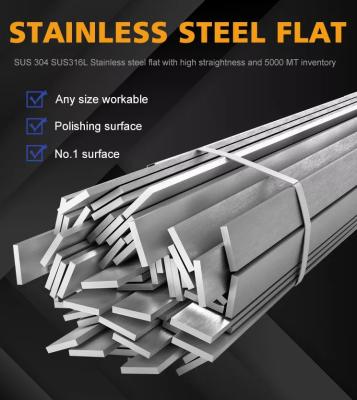 China Q235 Galvanized Flat Steel Bar 12-300mm Din 174 304 Ss Flat Bar for sale