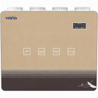 China Tempered Glass RO Water Purifier Cabinet 220V 50Hz 4 Stage Filtration 50 100 GPD for sale