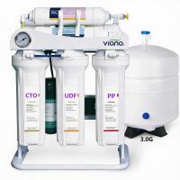 China Iron Frame Under Sink RO Water System 6 Stage Filtration 3.0G Pressure Tank 50-400GPD for sale