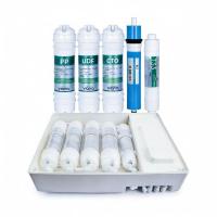 China Ultra Slim Countertop RO Water Purifier 50G 5 Stage Filtration Magnetic Panel for sale