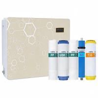 China Wall Mount RO Water Purifier 5 Stage Filtration 50-100G Long Life Cartridges for sale