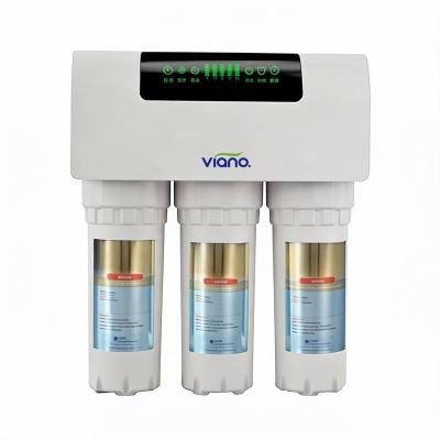 China Curved Sealed Undersink RO Water Purifier 7.8 L/h with Real Time Filter Monitoring for sale