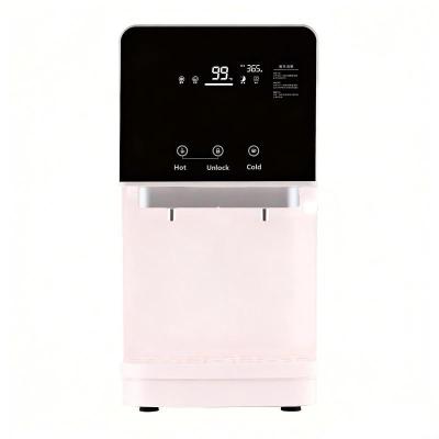 China Desktop RO Hot Water Dispenser with UV Sterilization 4L Tank Touch Screen 1200W for sale