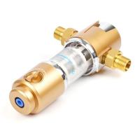 China 5T/H Whole House Stainless Steel Backwash Sediment Pre Filter 40μm with Pressure Monitor for sale