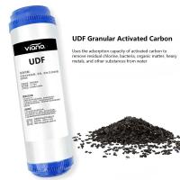 China Granular Activated Carbon UDF Filter Cartridge 243mm x 72mm for Water Purifier for sale