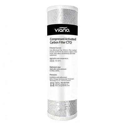 China CTO Compression Activated Carbon Filter Cartridge Advanced Adsorption For Cleaner Better Tasting Water for sale