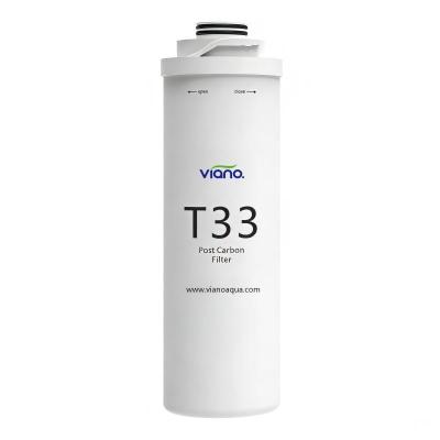 China T33 Composite Post Carbon Water Filter Removes Organic Chemicals Odors 6 Months Service Life for sale