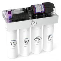 China 400 GPD UV Tankless RO Water Filter 1.5:1 Low Waste Quick Change Under Sink Purifier for sale