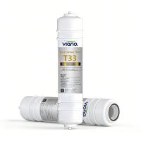 China T33 Post Carbon Filter Cartridge 4000L for RO Water Purifier Taste Improvement Odor Removal for sale
