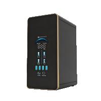China Tankless Under Sink RO Water Purifier 400GPD 7 Stage Filtration Smart LED Display Stainless Steel for sale