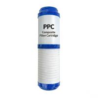 China PPC Composite Filter Cartridge 2-in-1 PP Sediment Carbon Block Pre-Filtration 10 Inch for sale