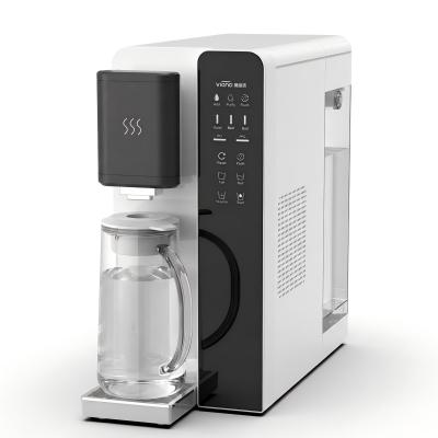 China Dual Channel Desktop RO Water Purifier Tankless 5°C Cold Water 75-100 GPD for sale