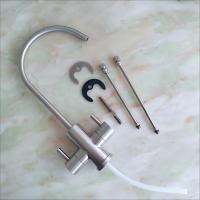 China Dual Outlet Lead-Free Stainless Steel RO Drinking Water Faucet for sale