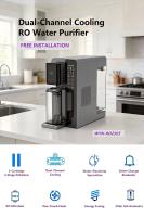 China Desktop RO Water Purifier With Dual-Channel Cooling | Countertop Dispenser With Filter Life Alert And 7L Capacity for sale