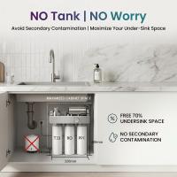 China 400G Customizable Capacity Undersink RO Water Purifier with Smart Side-Display and Dual RO Membrane Support for sale