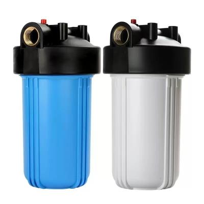China 10-Inch Premium Water Filter Housing with Dual O-Ring & Brass Ports for sale