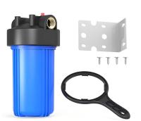 China 10-Inch Premium Water Filter Housing with Dual O-Ring & Brass Ports for sale