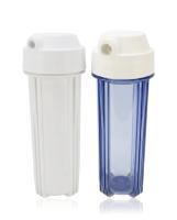 China 10-Inch Water Filter Housing Clear & Opaque Slim Housing for Pre-Filtration Systems for sale