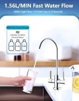 China Tankless Under-Sink RO Water Purifier with Smart Side-Display & 4-Stage Precision Filter for sale