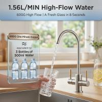 China 600G Tankless Under-Sink RO Water Purifier with Dual Outlet & Smart Filter Life Monitor for sale