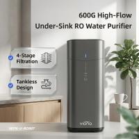 China 600G Tankless Under-Sink RO Water Purifier with Dual Outlet & Smart Filter Life Monitor for sale