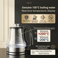 China Viano Smart Wall-Mounted RO Water Purifier with Heating - 3-Stage Reverse Osmosis Filtration System with Borosilicate Glass Kettle for sale