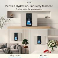 China Viano Smart Wall-Mounted RO Water Purifier with Heating - 3-Stage Reverse Osmosis Filtration System with Borosilicate Glass Kettle for sale