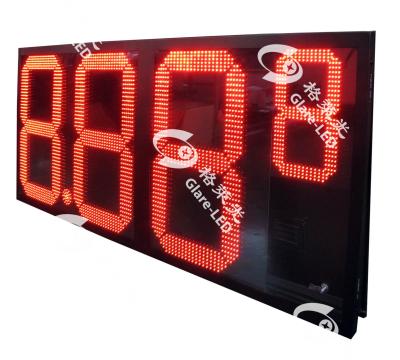China IP65 Gas Station Led Signs Remote 8.88 88.88 8.888 8.889 Number Format for sale