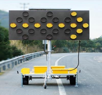China Road Guidance Traffic Mobile Vms Display Board Trailer Displays Advertising 110/220VAC for sale