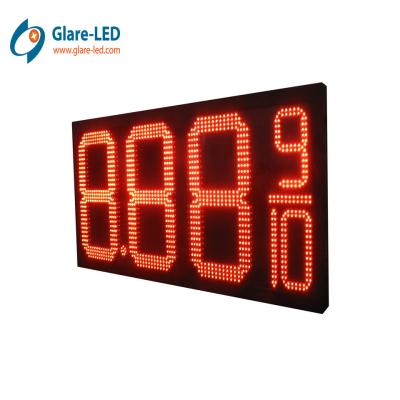 China 8.88 10 Inch 12 Inch 16 Inch Digital Petrol Station Sign Board Automatic Brightness for sale