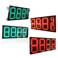 China Petrol Station Led Gas Display Sign With 6-72inch Panel Size And 150W Resolution for sale